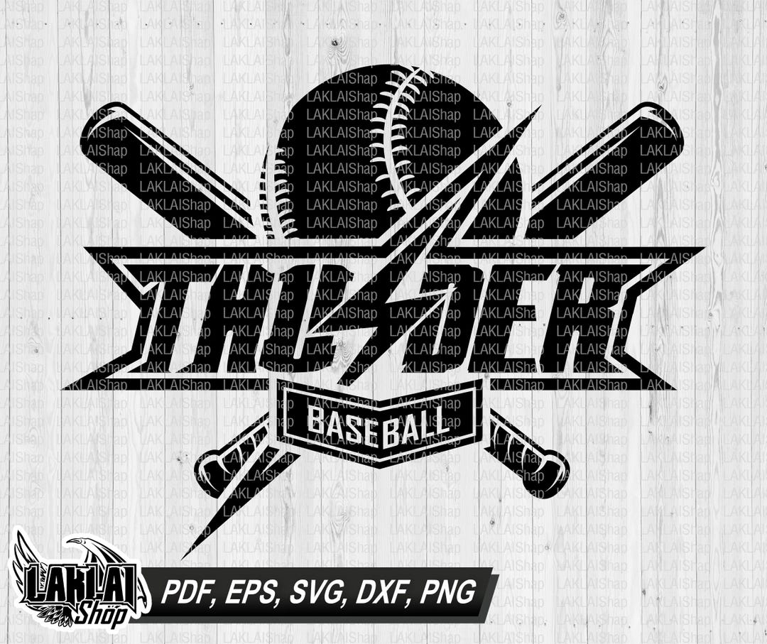 Thunder Baseball Svg, Baseball Svg Thunder Svg, Thunder Team Svg ...