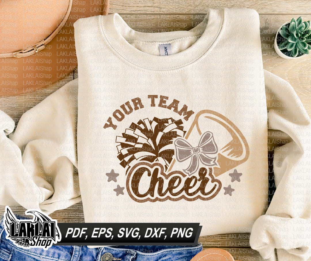 Cheer Mascot Svg, Personalized Svg, Cheer Mom Svg, Cheerleader Svg ...