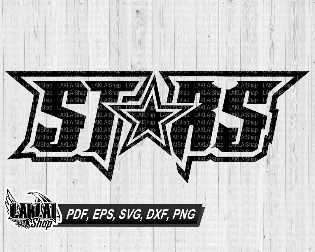 Stars Svg, Stars Png, Stars Mascot Svg, Stars Logo Svg, School Spirit ...