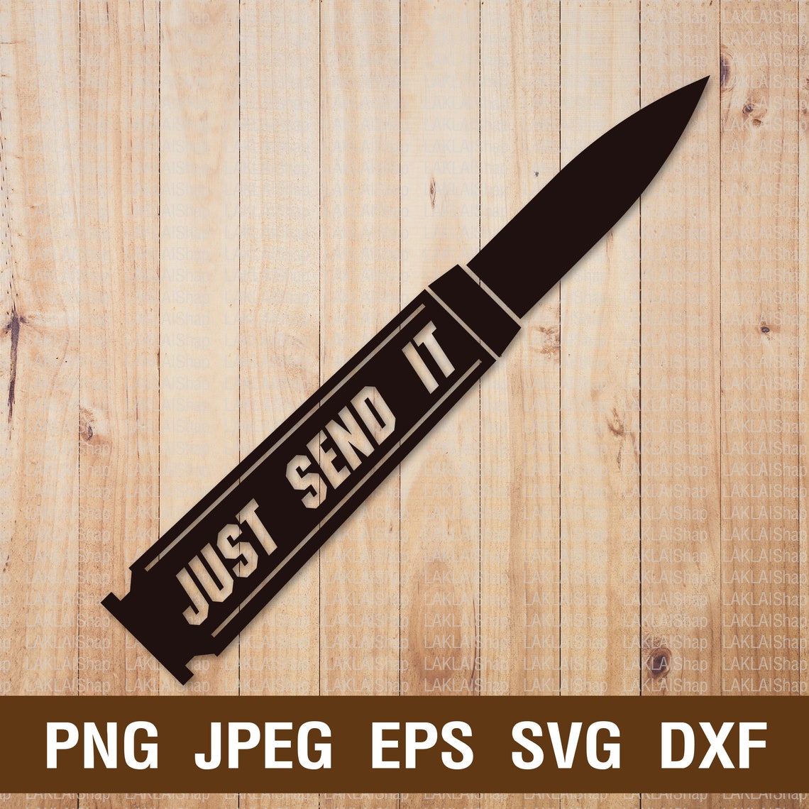 Just Send It Bullet Svgbullet Svgfunny Bumper Svgfunny - Etsy