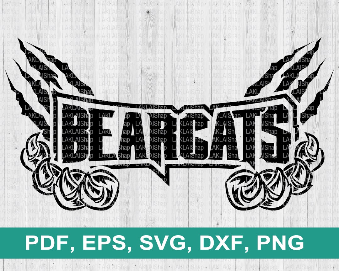 Bearcat Spirit Svg, Bearcats Svg, Bearcats Mascot Svg, Bearcats Claws ...