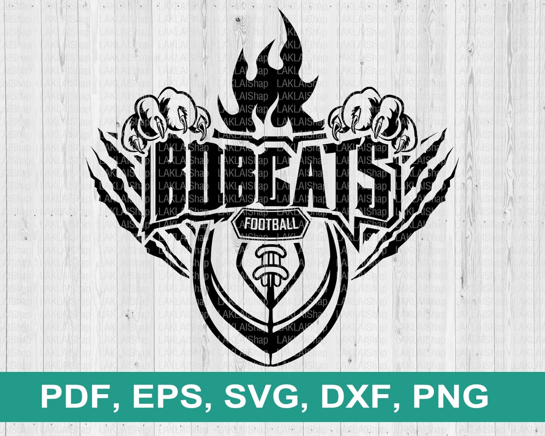 Bobcats Claws Football Team Svg, Bobcat Mascot Svg, Bobcats Spirit Svg ...