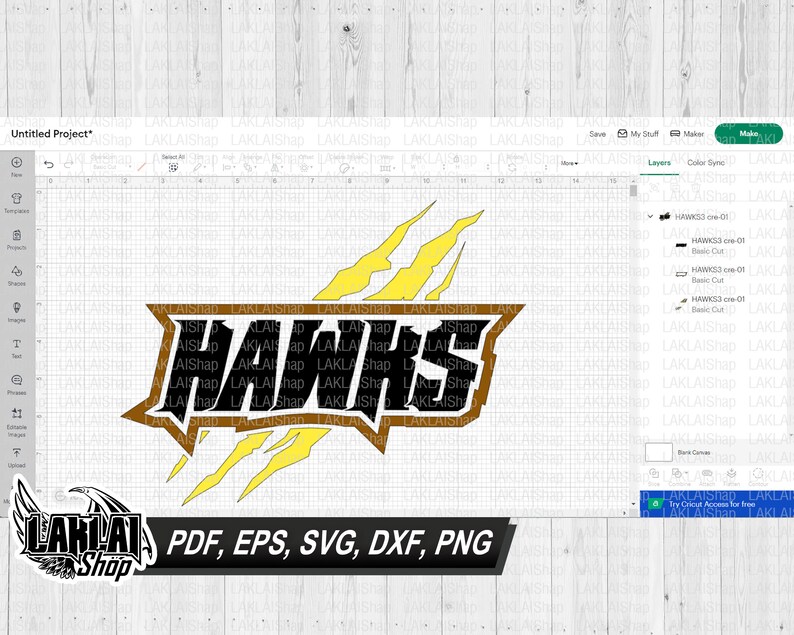Hawks Mascot SVG, School Spirit Graphic (digital Download) - Etsy