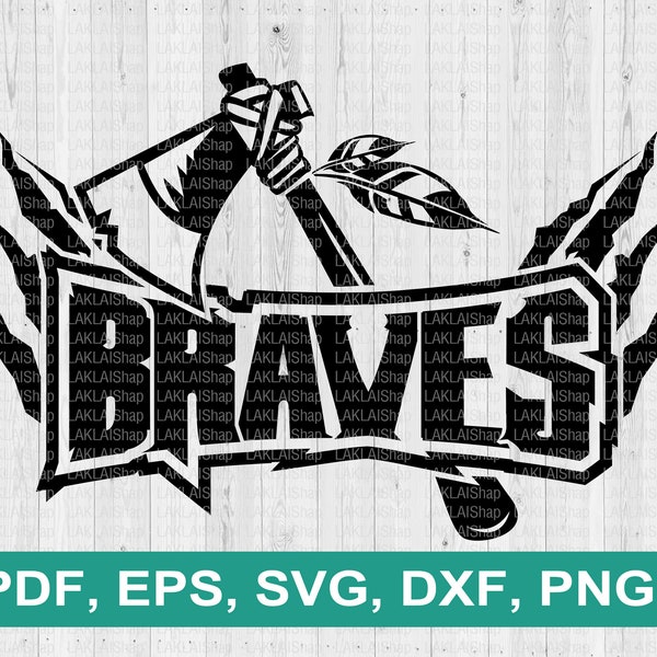 Brave Svg - Etsy