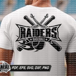 Raiders Baseball Svg, Baseball Svg, Raiders Mascot Svg, Raiders Spirit ...