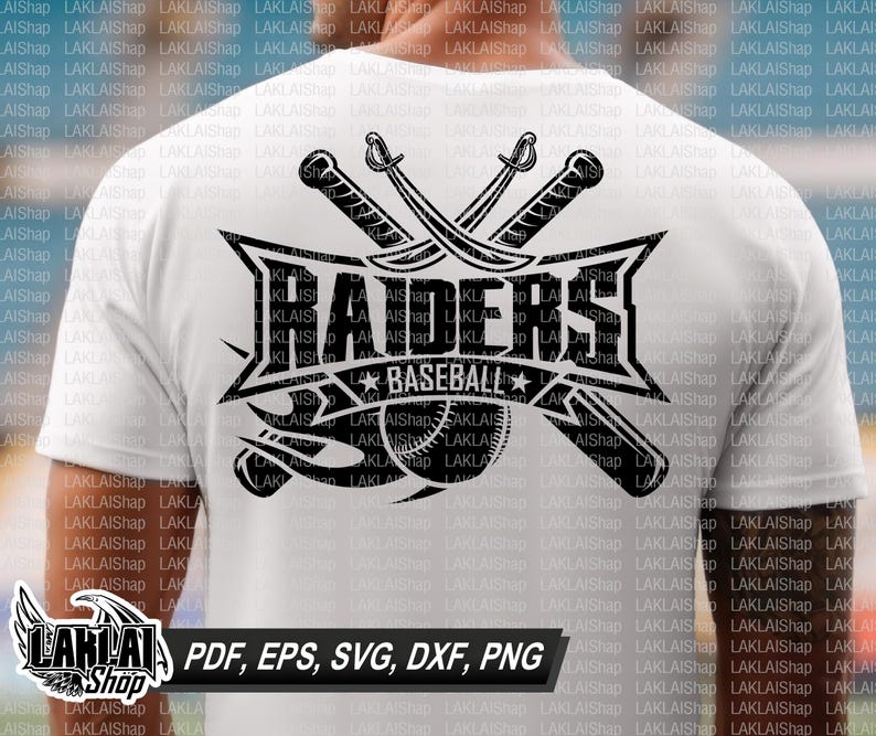 Raiders Baseball Svg, Baseball Svg, Raiders Mascot Svg, Raiders Spirit ...