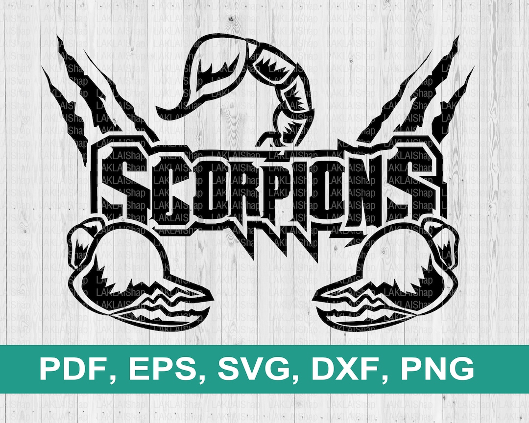 Scopions Logo Svg Scorpions Svg Scorpions Mascot Svg - Etsy