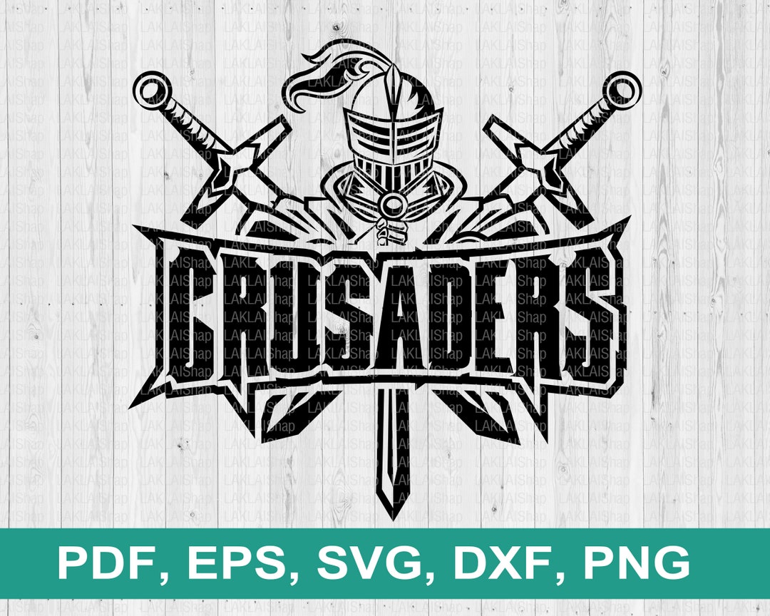 Crusaders Team Svg, Crusader Mascot Svg, Crusaders Svg, Crusaders Png ...