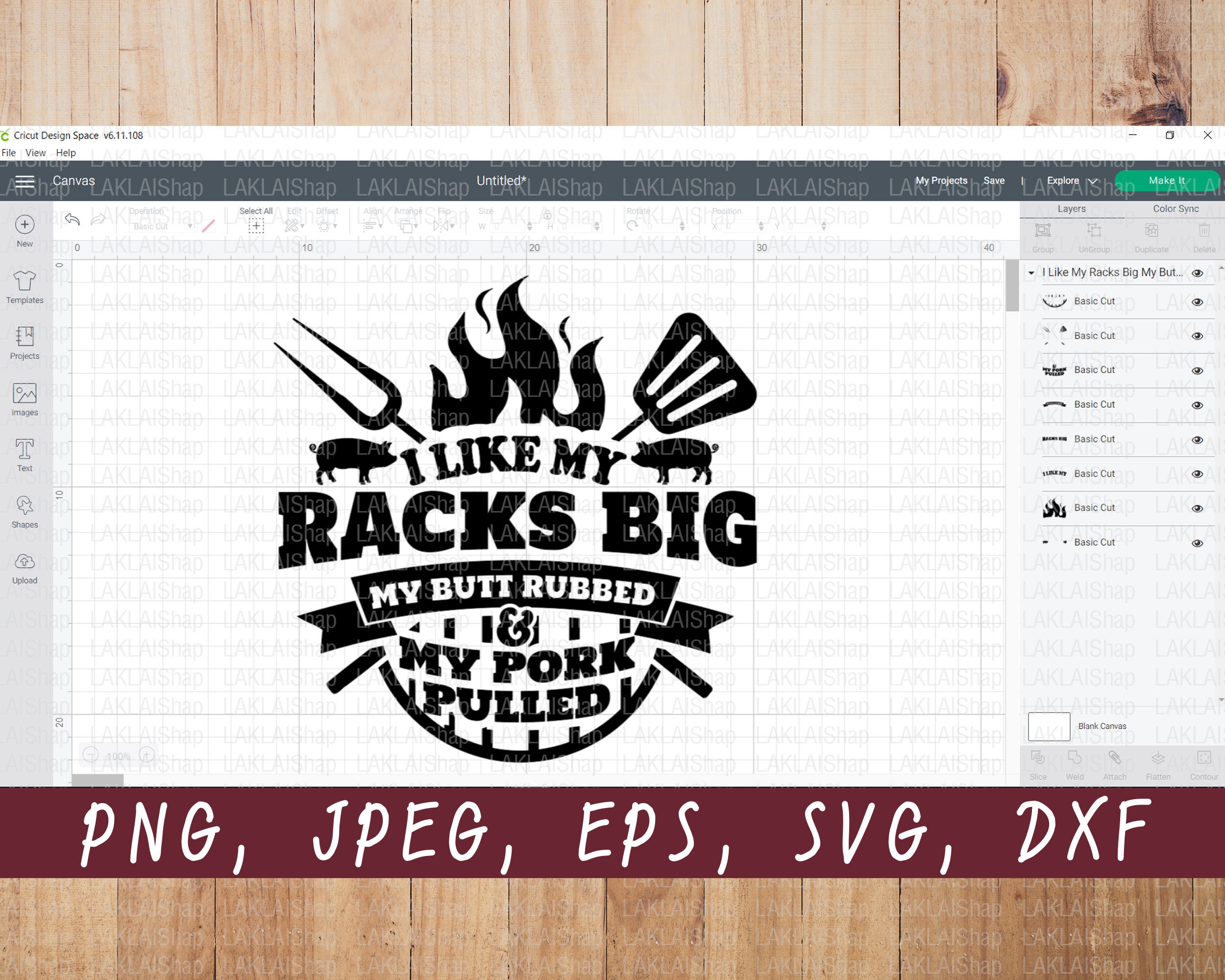 I Like My Racks Big Bbq Svg Funny BBQ Svg Barbeque Party - Etsy UK