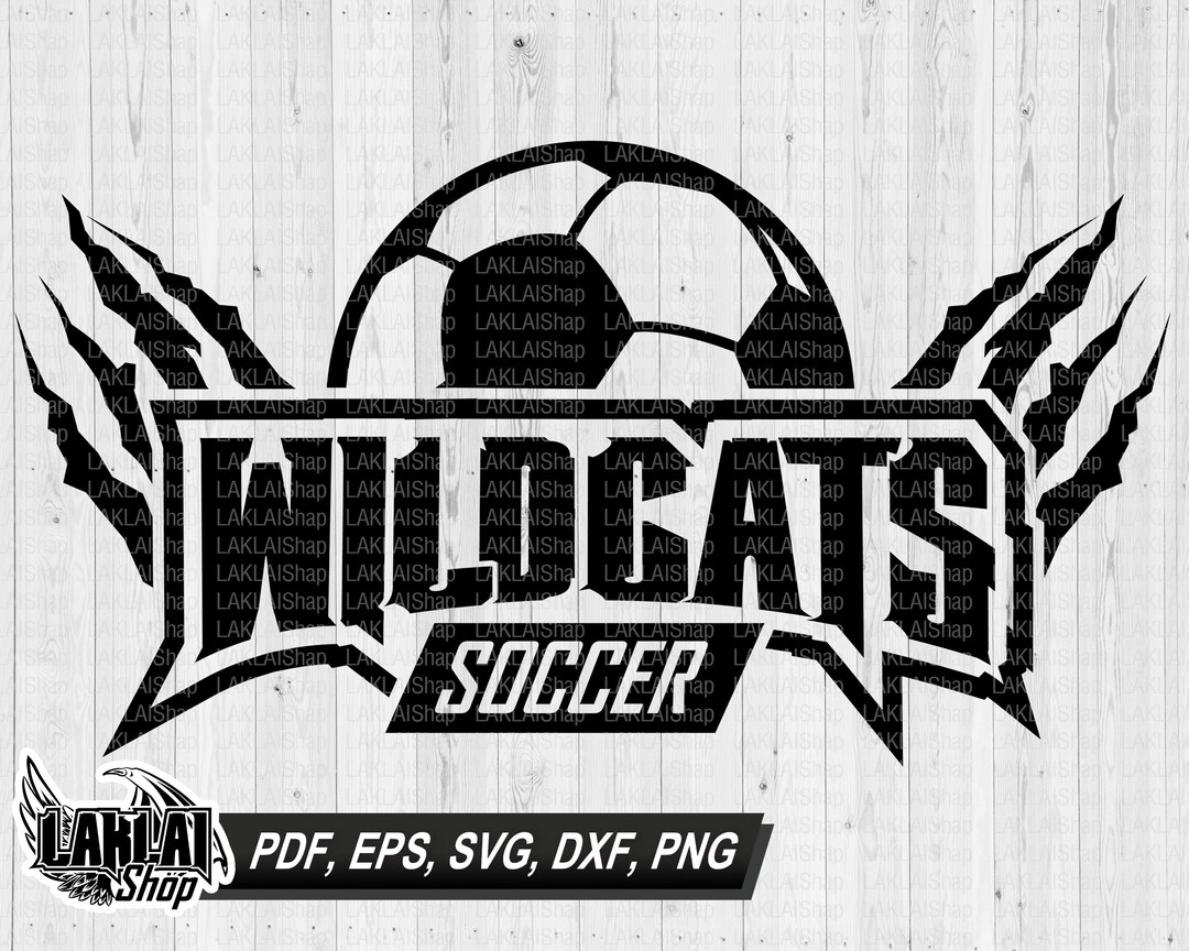 Wildcats Soccer SVG, School Spirit Clipart (digital File) - Etsy