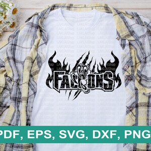 Flame Falcons Claws Svg, Falcon Svg, Falcons Claws Svg, Falcons Logo ...