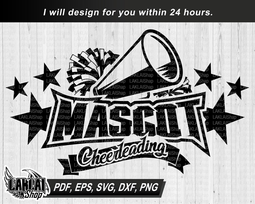 Your Mascot Cheerleading Svg, Personalized Cheer Svg, Cheer Png, Cheer ...