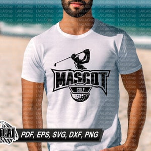 Your Mascot Golf Svg, Personalized Svg, Golf Svg, Golf Team, School ...