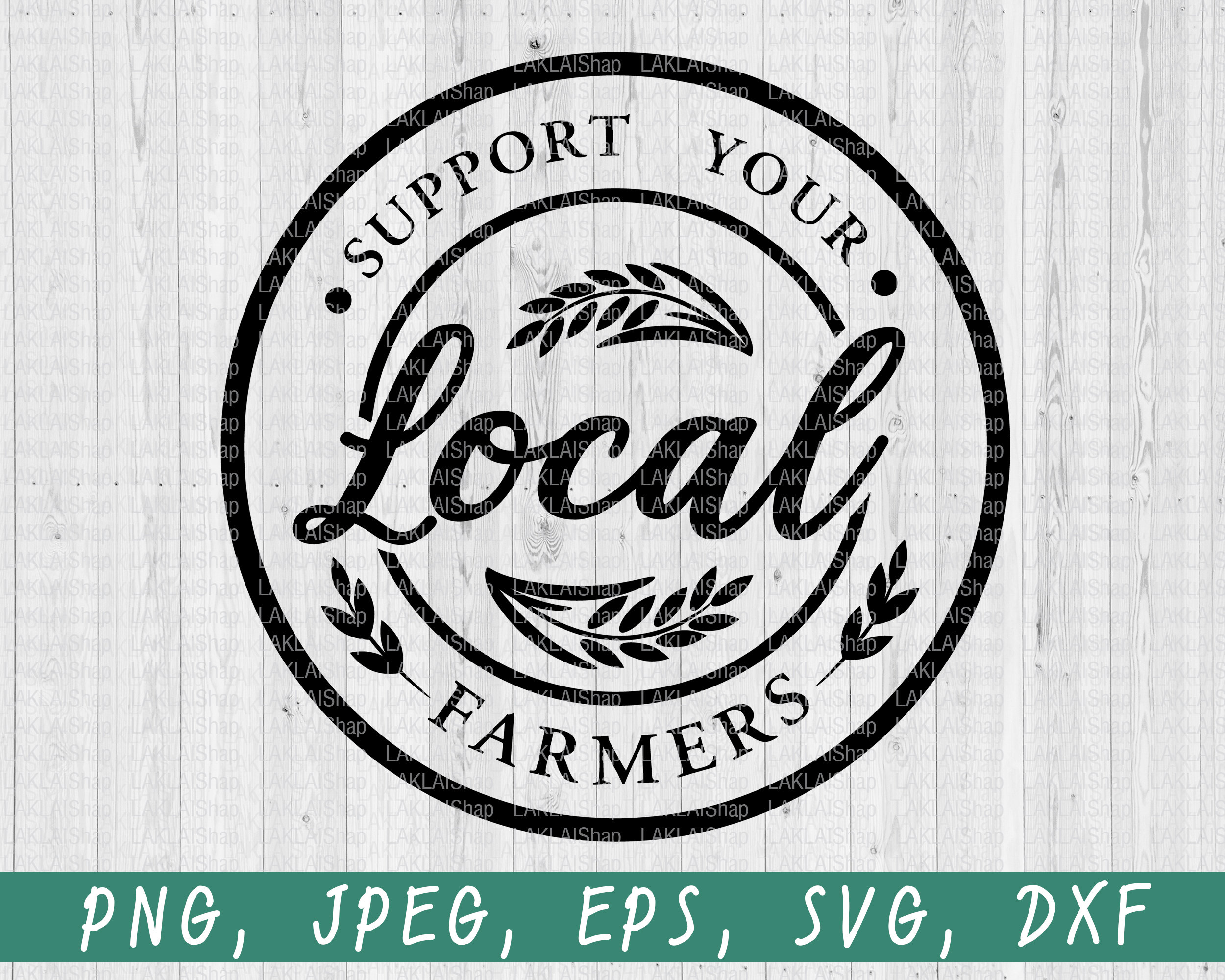 Support Your Local Farmers Svgfarm Svgfarmer Svglivestock | Etsy