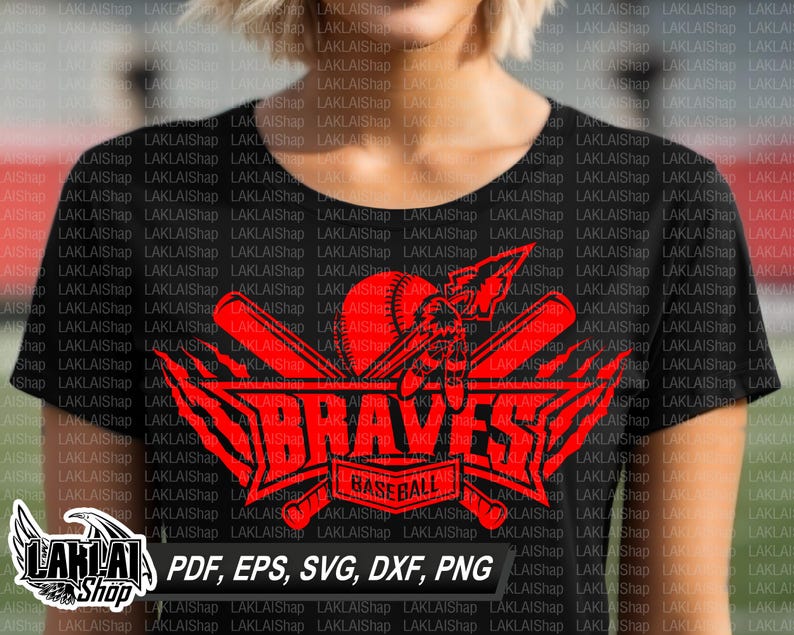 Braves Baseball Svg, Baseball Svg, Braves Mascot Svg, Braves Spirit Svg ...