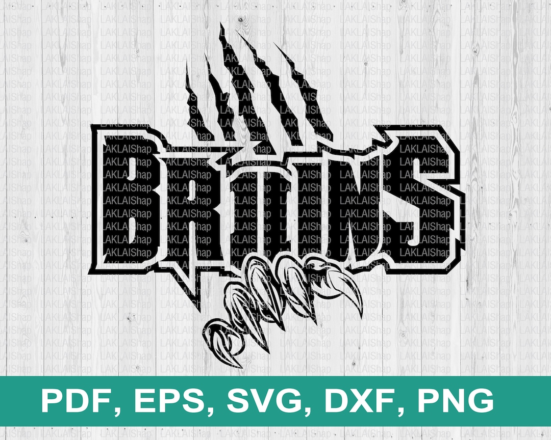 Bruins Claws SVG, Bears Mascot, School Spirit (digital File) - Etsy ...