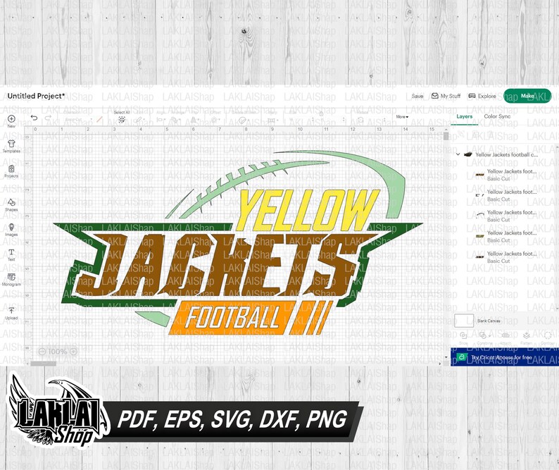 Jackets Football Svg, Jackets Svg, Football Svg, Yellow Jackets ...