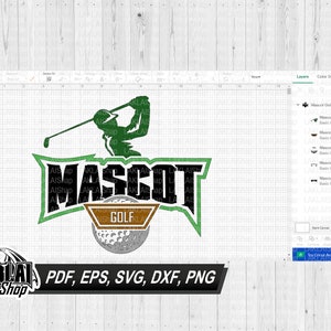 Your Mascot Golf Svg, Personalized Svg, Golf Svg, Golf Team, School ...