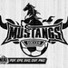 Mustangs Svg, Mustangs Mascot, Mustangs School Spirit Svg, Mustangs ...