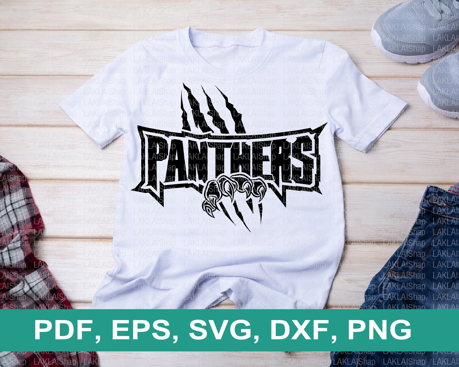 Panthers Claws Mascot SVG, School Spirit Graphic (digital File) - Etsy
