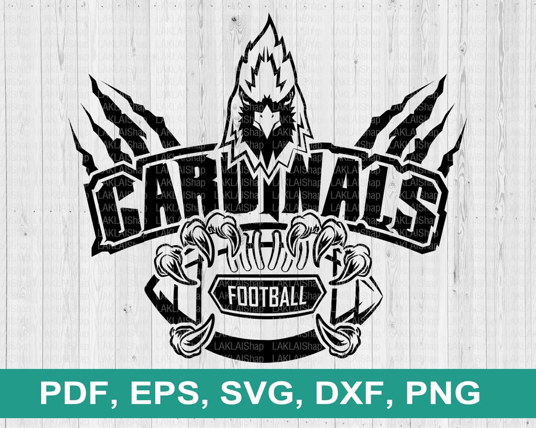 Cardinal Claws Football Team Svg, Football Svg, Cardinals Svg ...