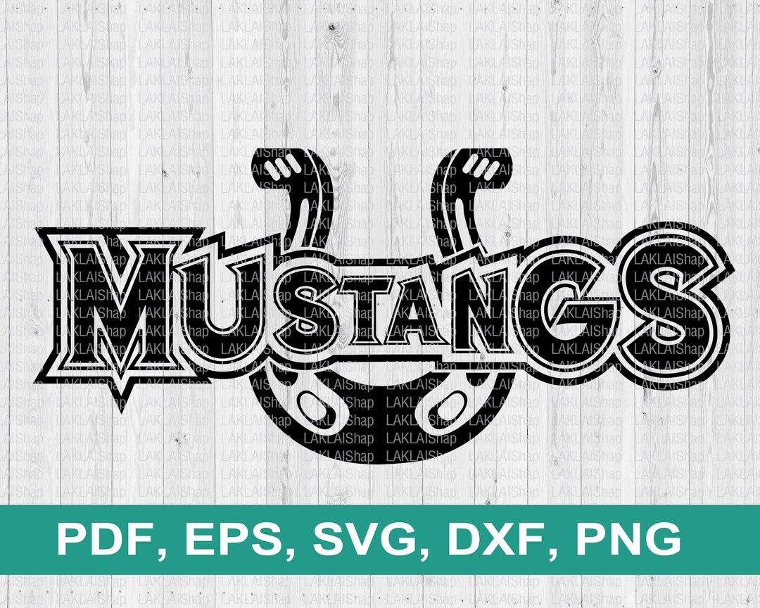 Mustangs Logo Svg, Mustangs Mascot, Mustang Svg, Mustangs Svg, Mustangs ...