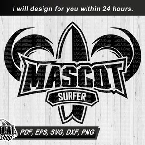Your Mascot Surf Svg, Personalized Svg, Surf Svg, Surf Png, Surfer ...
