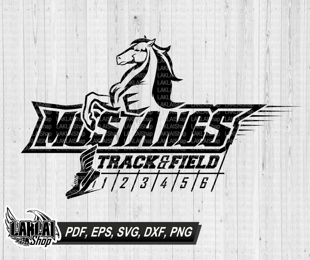 Mustangs Track and Field Svg, Mustangs Svg, Track and Field Svg ...