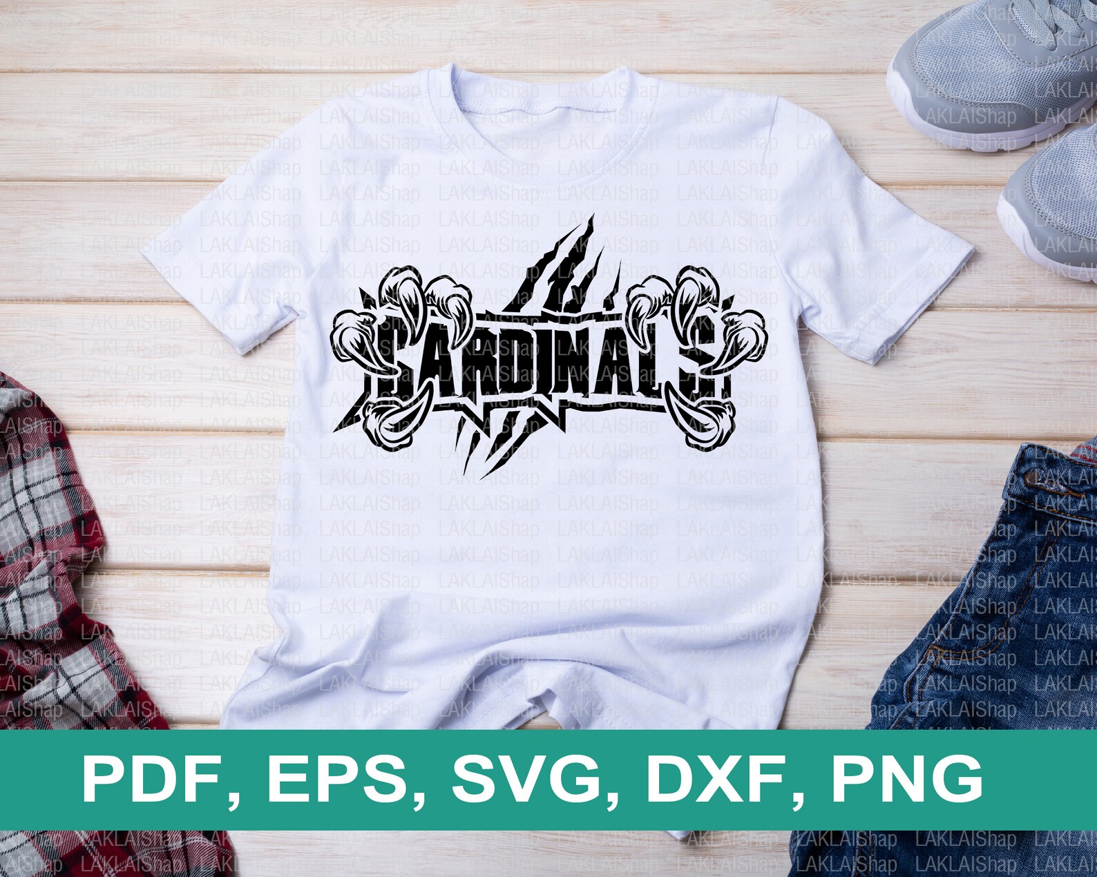 Cardinal Claws Team Svg, Cardinals Mascot Svg, Cardinals Spirit Svg ...