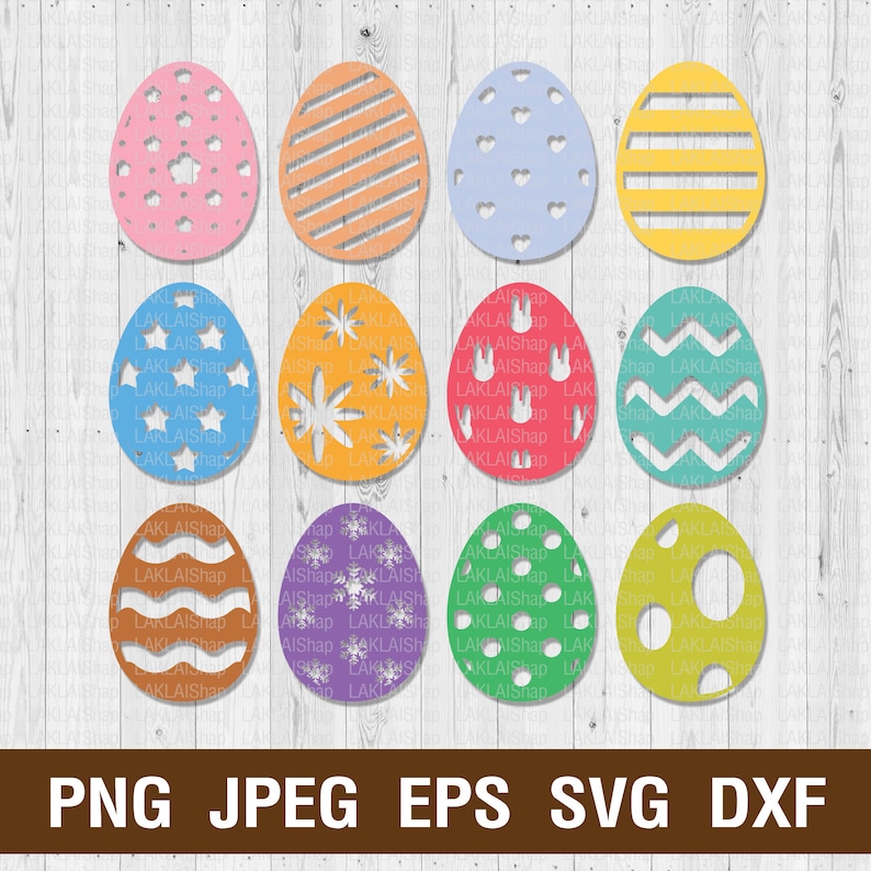 Easter Eggs SVG Easter SVG Easter Egg Pngvector Egg Easter - Etsy