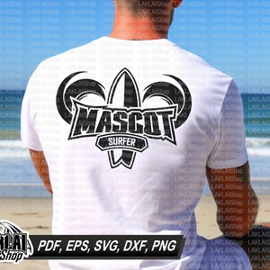 Your Mascot Surf Svg, Personalized Svg, Surf Svg, Surf Png, Surfer ...