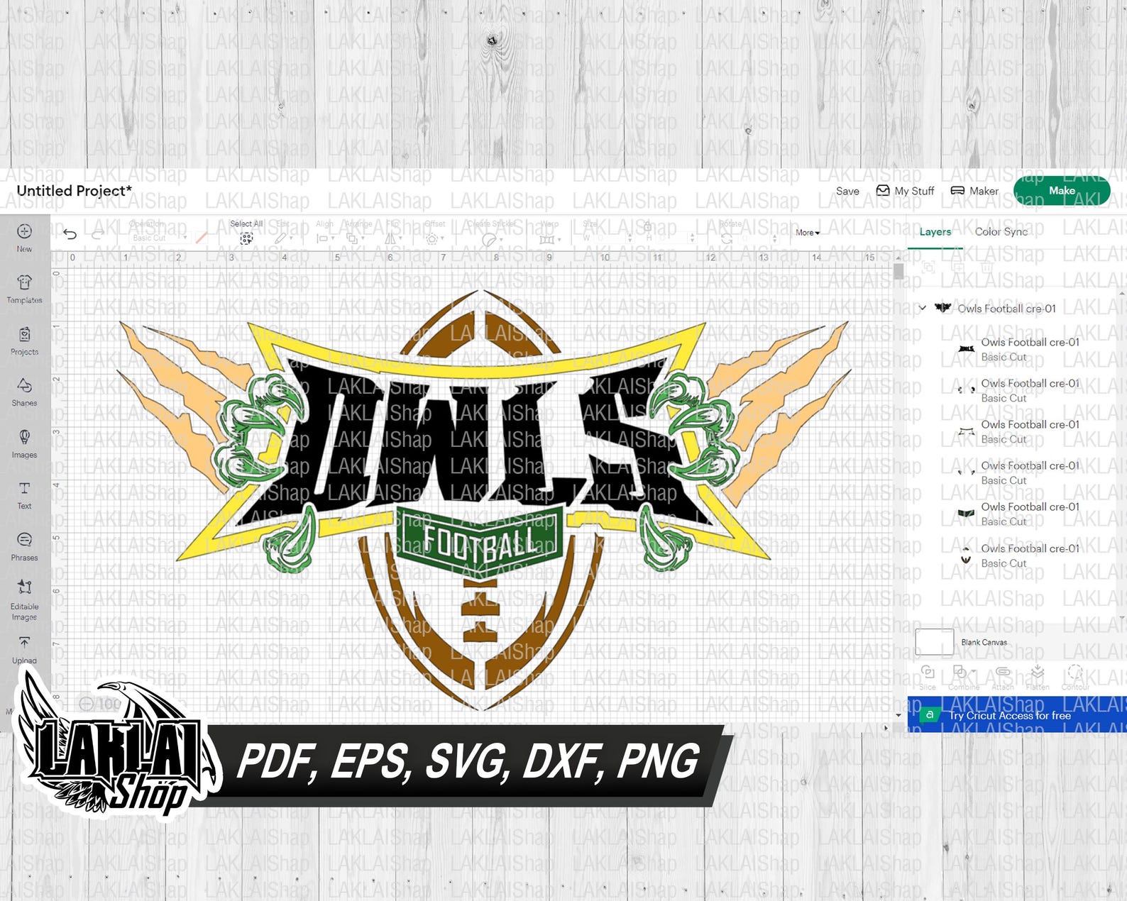 Owls Football Team Mascot SVG, School Spirit Pride (digital File) - Etsy