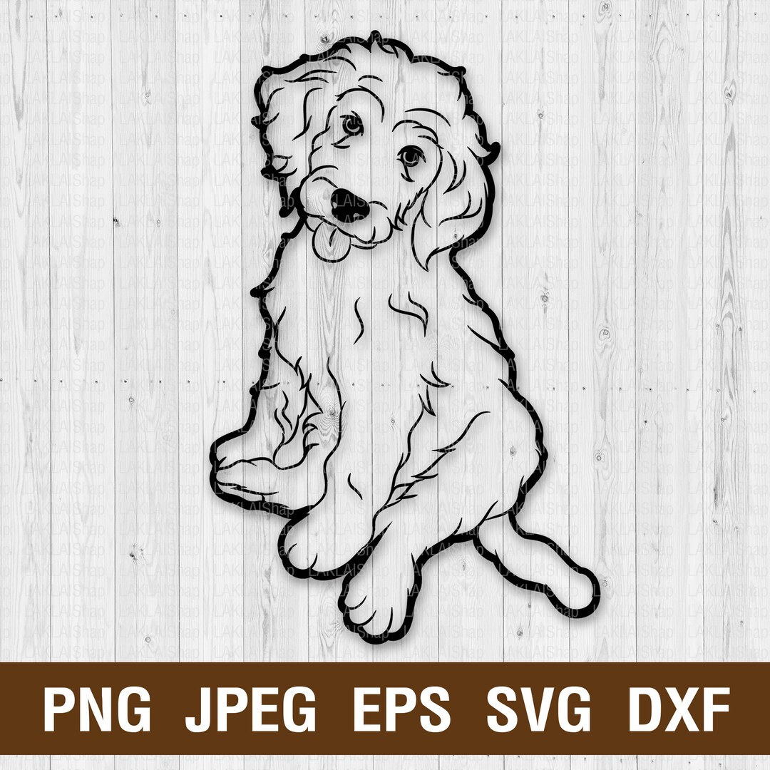 Goldendoodle SVG, Dog Silhouettes, Dogs SVG, Digital Vector File, File ...
