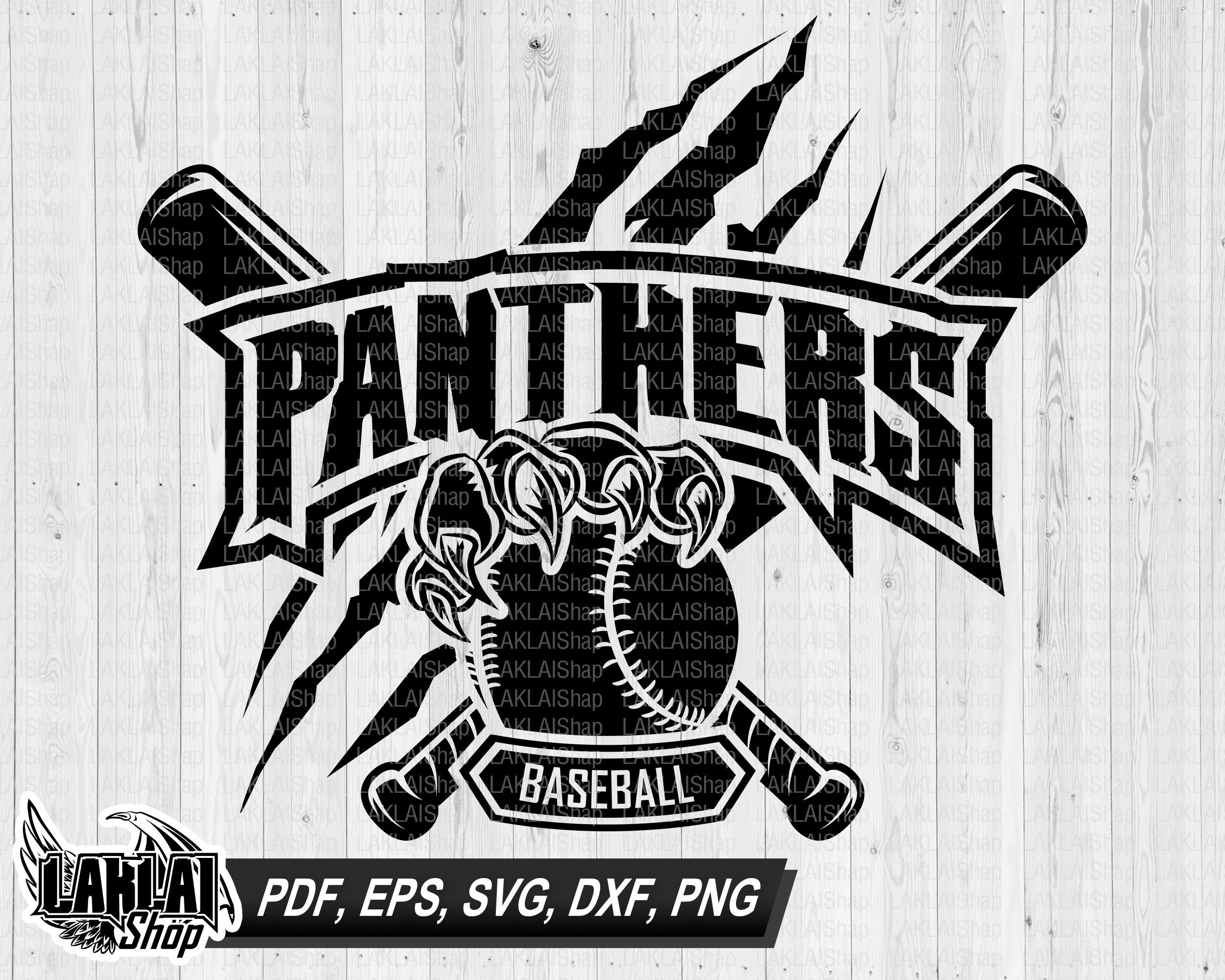 Panther Baseball Logo