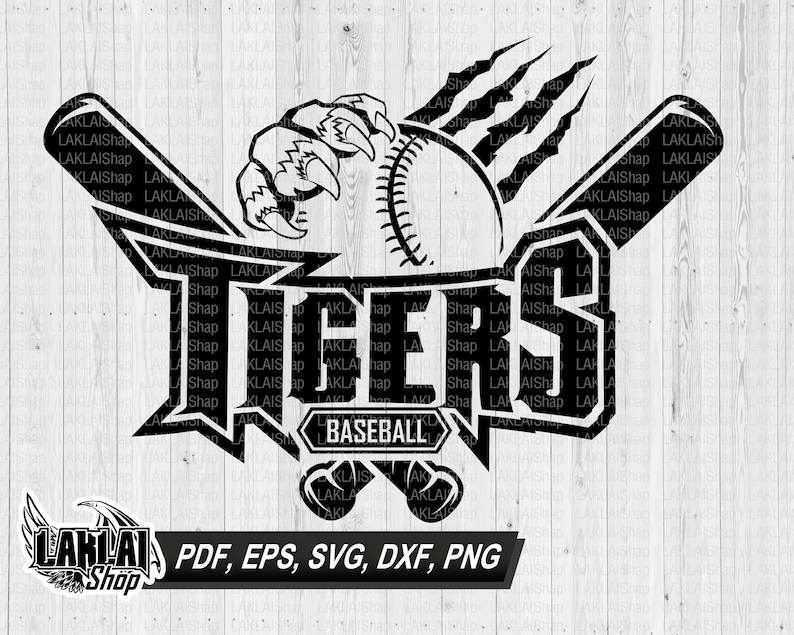 Tigers Baseball SVG, School Spirit Jersey (digital File) - Etsy