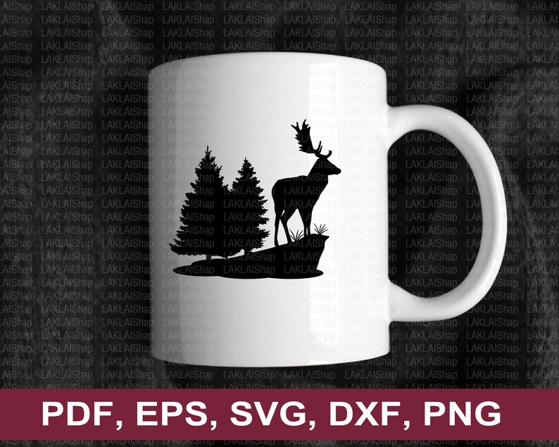 Deer Bundle Svg Deer Svg Mountains Svg Camping Svg Nature - Etsy