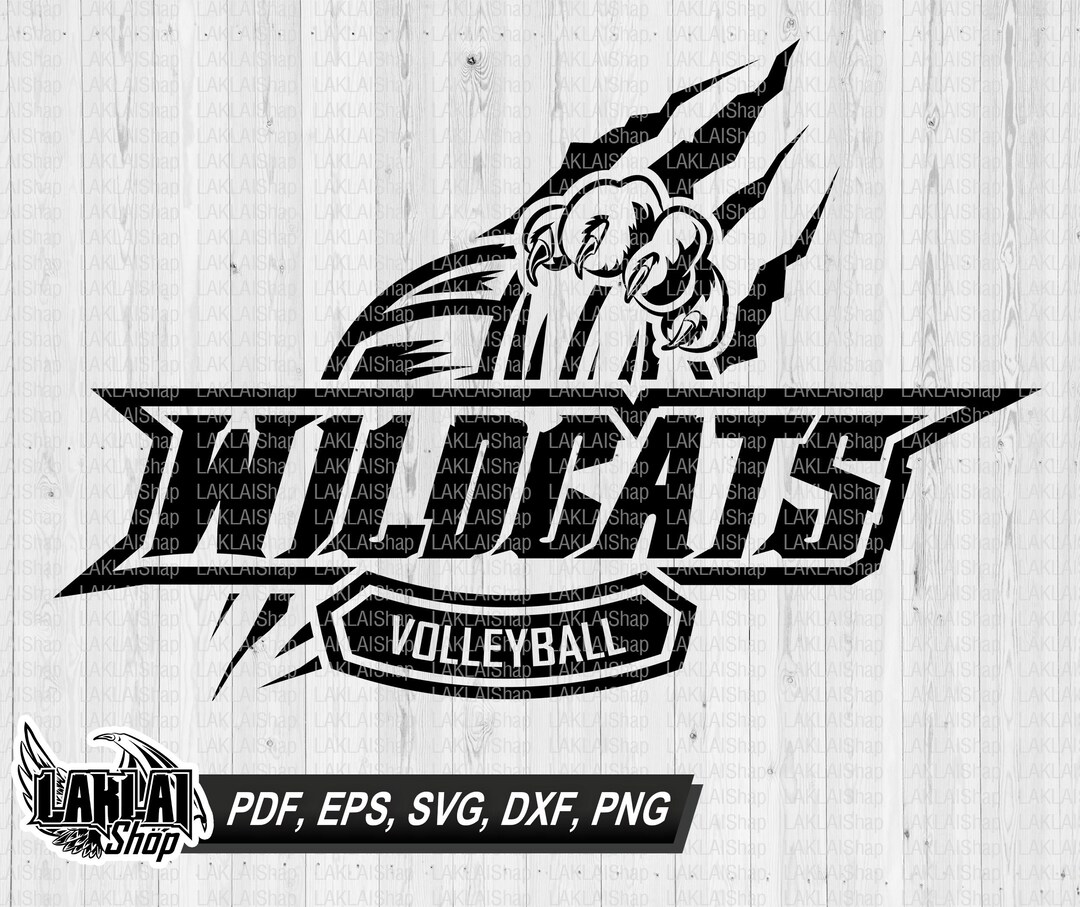 Wildcats Claws Volleyball Svg, Wildcats Svg, Volleyball Svg, Wildcats ...