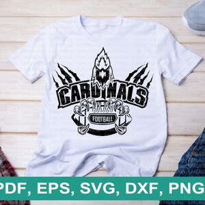 Cardinal Claws Football Team Svg, Football Svg, Cardinals Svg ...