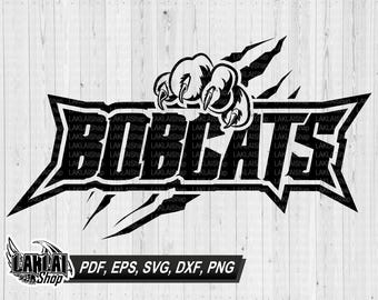 Bobcats Mascot SVG: School Spirit Cut Files (digital Download) - Etsy ...