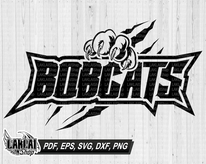 Bobcats Mascot SVG: School Spirit Cut Files (digital Download) - Etsy ...