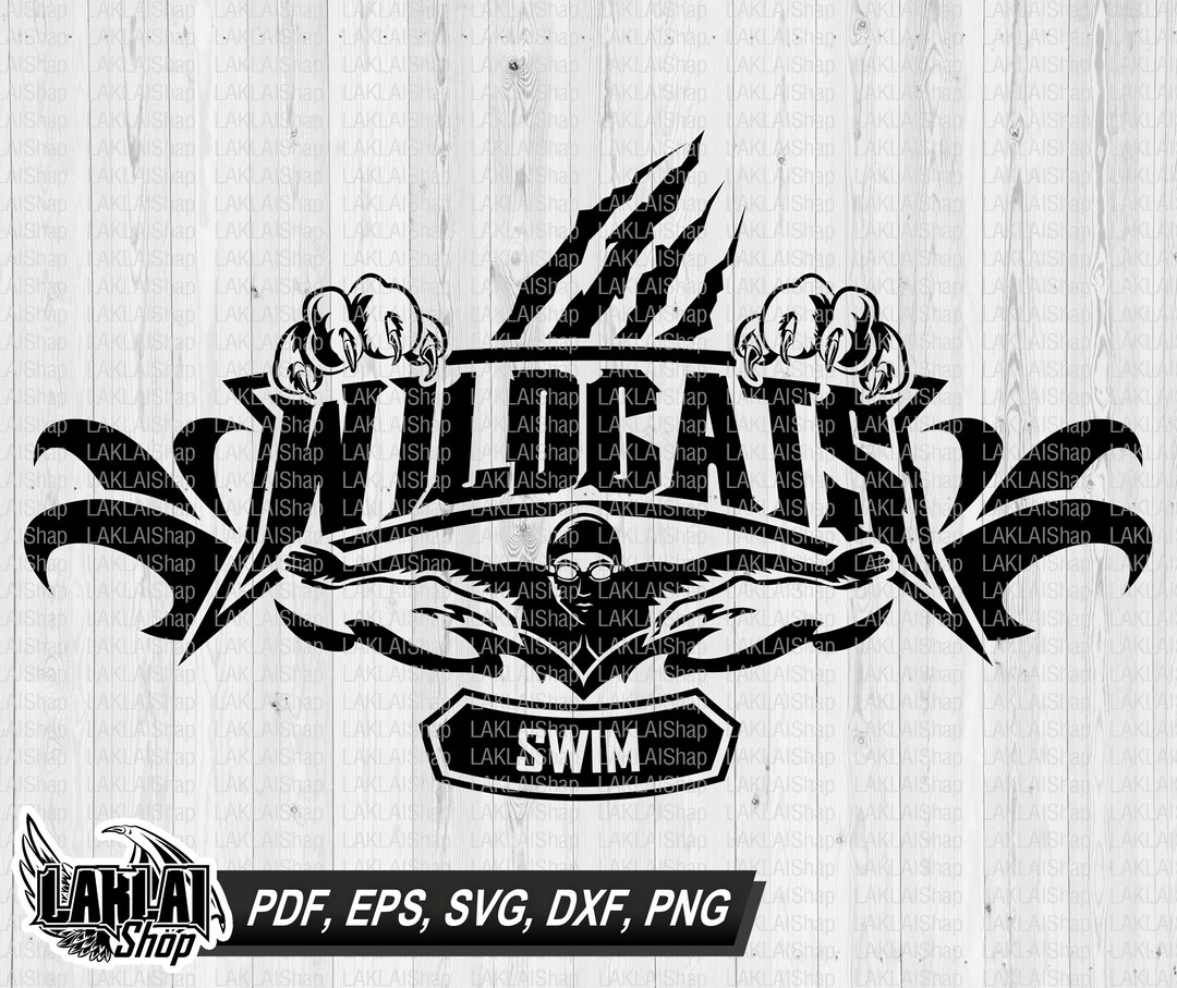 Wildcats Swim Svg, Swim Svg, Wildcats Swimming Svg, Wildcats Svg ...