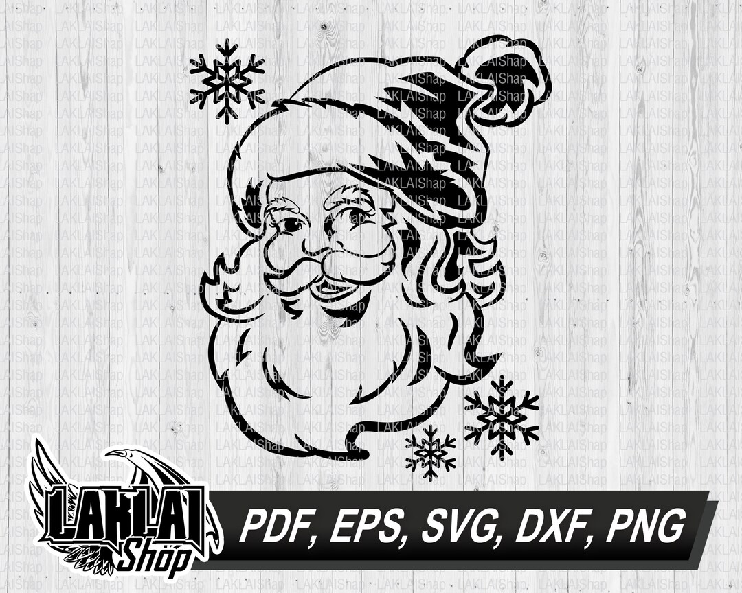 Vintage Santa Claus SVG, Christmas Vector Graphic (digital Download) - Etsy