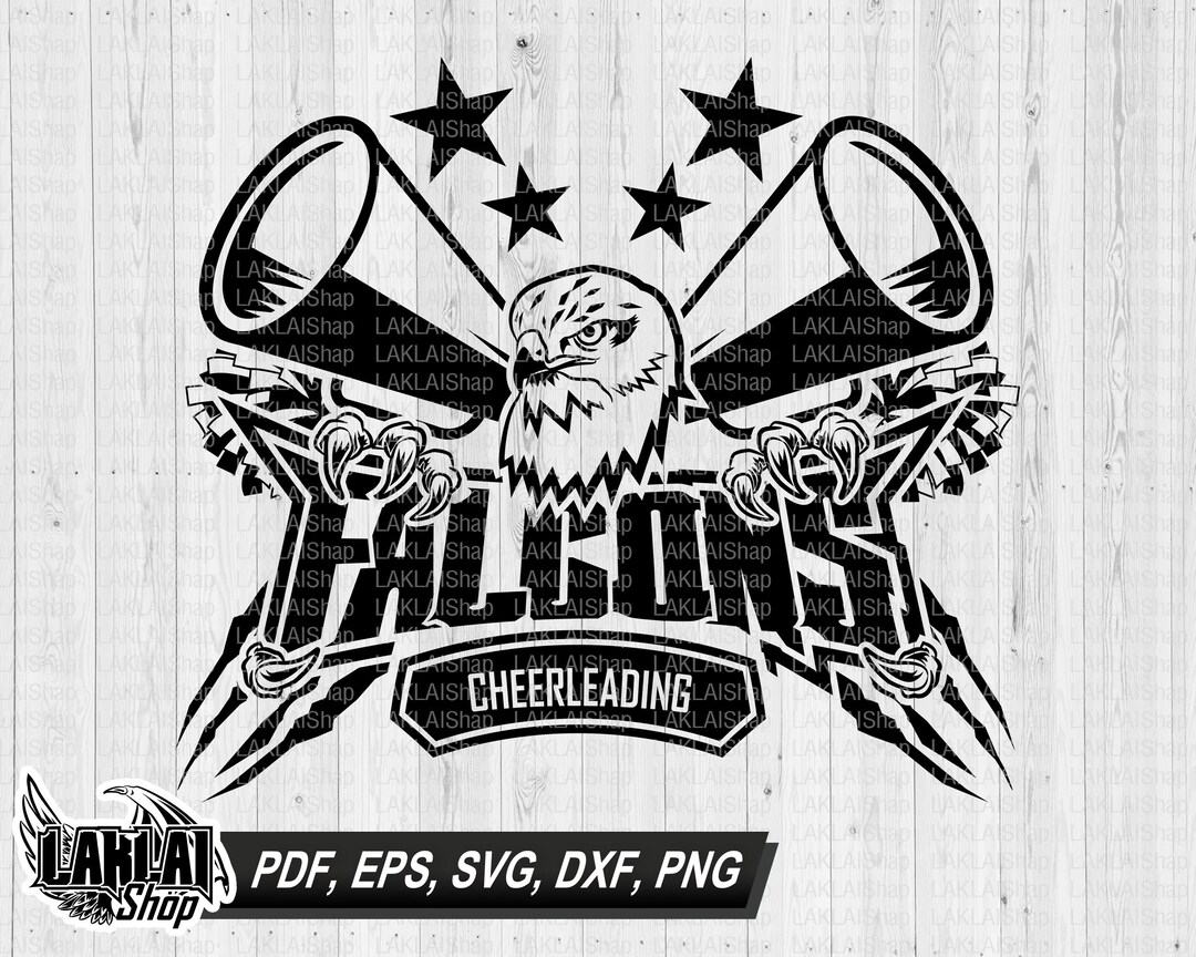 Falcon Cheerleading Svg, Falcons Cheer Svg, Falcon Cheer Svg, Falcons ...