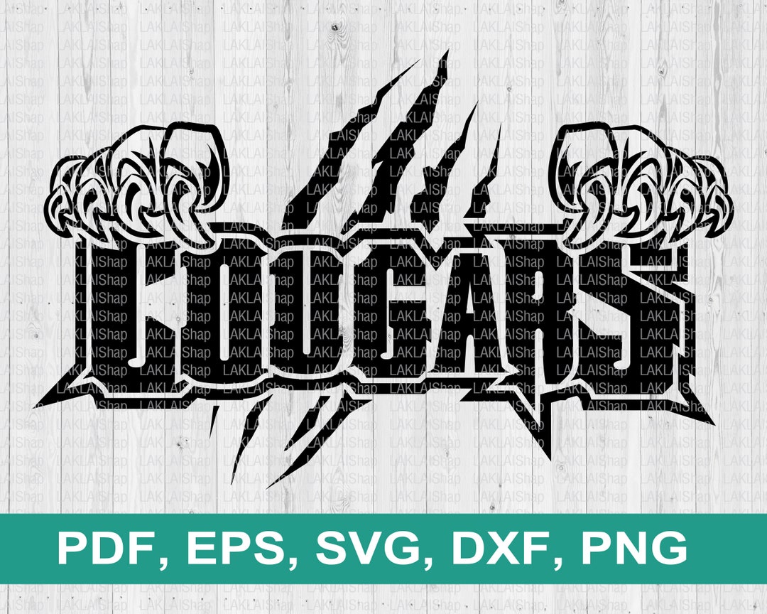 Cougars Claws Team Svg, Cougar Svg, Cougars Mascot Svg, Cougars Logo ...