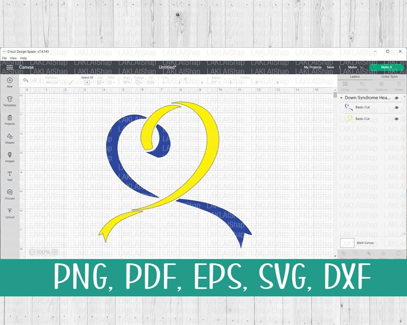 Down Syndrome Awareness Heart Ribbon SVG, T21 Support (digital Download ...