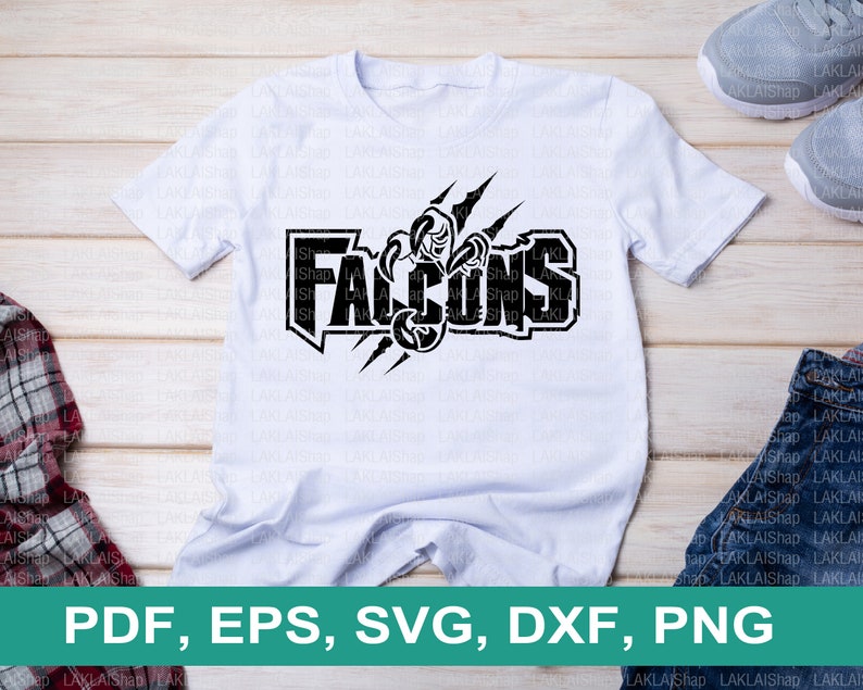 Falcons Claws Svg Falcon Svg Falcons Logo Falcons Pride - Etsy