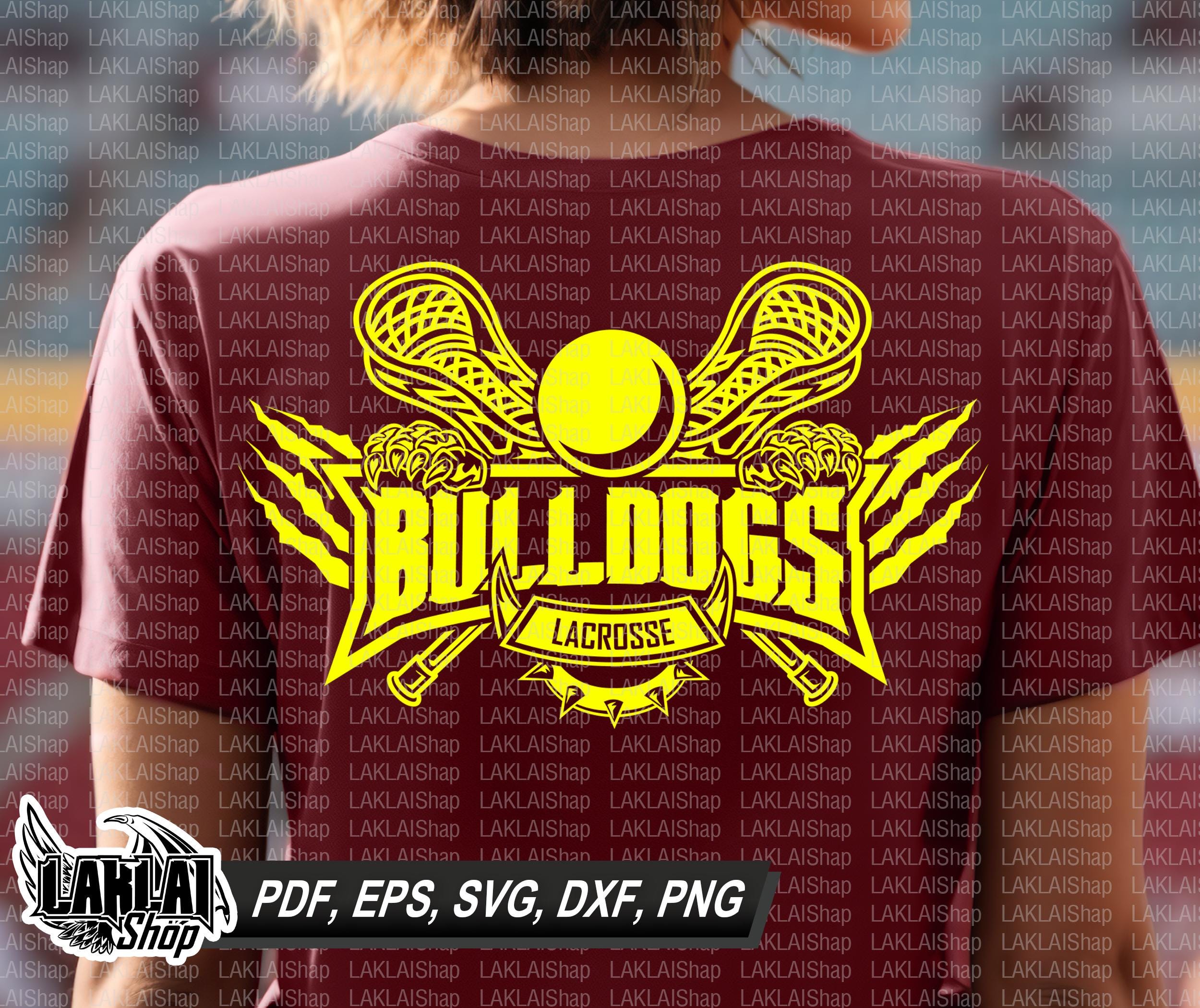 Bulldogs Lacrosse Mascot SVG, School Spirit (digital File) - Etsy
