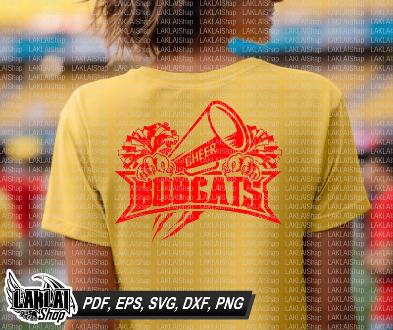 Bobcats Cheer Svg, Cheerleading Svg, School Spirit Svg, Bobcats ...