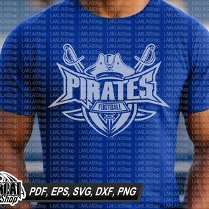 Pirates Football Svg, Pirates Svg, Pirates Football Shirt Svg, Sports ...