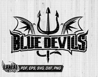 Blue Devils PNG - Etsy